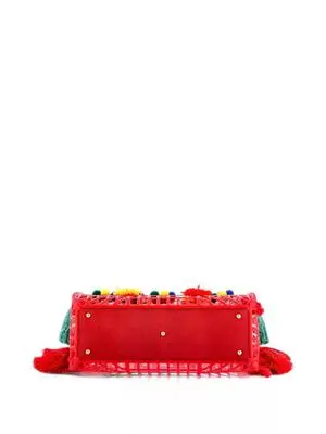Dolce & Gabbana Kendra Pom-pom Shopping Bag Pvc Tote Bag