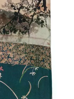 PIERRE-LOUIS MASCIA Floral-print Silk Scarf