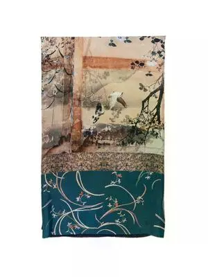 PIERRE-LOUIS MASCIA Floral-print Silk Scarf