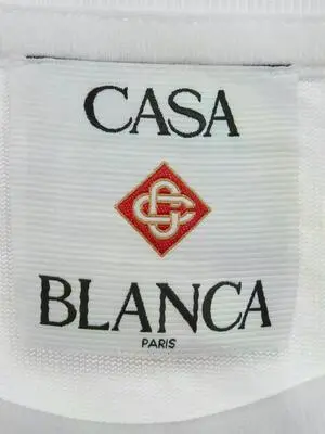 Casablanca Gradient-effect Logo-print T-shirt