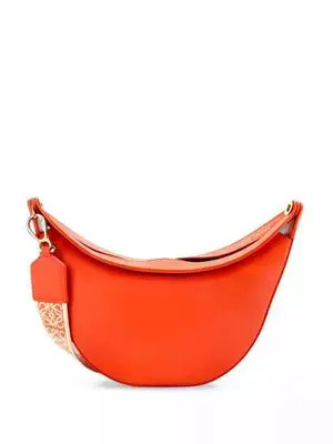 Loewe Luna Leather Hobo Bag - Orange