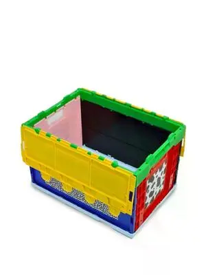 SAINT MXXXXXX Mix-print Foldable Storage Box - Yellow