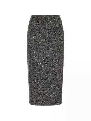 Valentino Garavani Chevron Bouclé Skirt