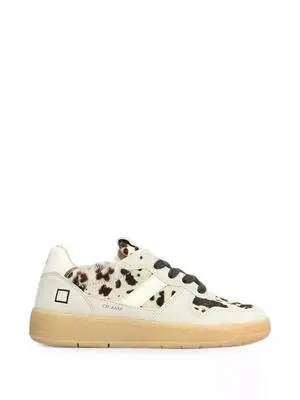 D.a.t.e. Court 2.0 Animal-print Sneakers - Neutrals