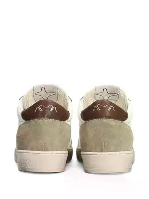 AMA-BRAND Star-patch Panelled Sneakers