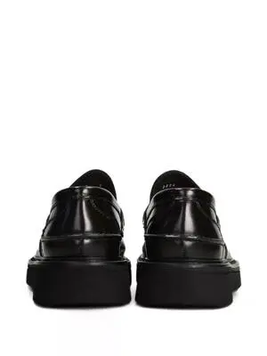 GREEN GEORGE Leather Penny Loafers