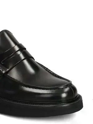 GREEN GEORGE Leather Penny Loafers