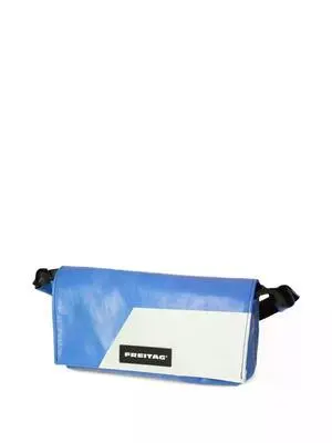 FREITAG Laura Two-tone Logo-patch Shoulder Bag - Blue