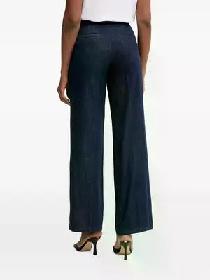 SILVIAN HEACH Pressed-crease Wide-leg Jeans