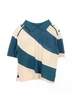 Hermès 2010s Cliquetis Scarf-knit Sweater - Blue