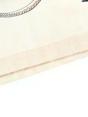 Hermès 2010s Cliquetis Scarf-knit Sweater