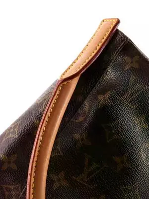 LOUIS VUITTON Looping Handbag Monogram Canvas Mm Satchel