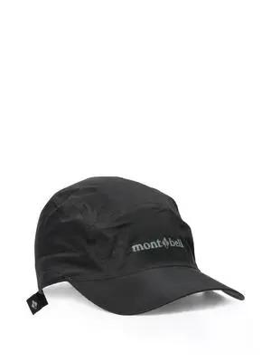MONTBELL Logo-print Panelled Cap - Black