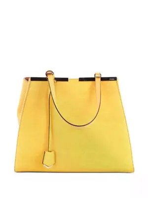 Fendi Leather Large Tote Bag