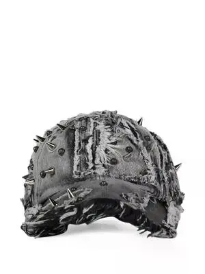 THUG CLUB Tc Angels Spike-embellished Cap - Black