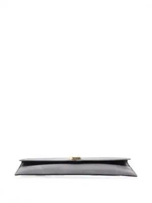 Saint Laurent Uptown Pouch Leather Clutch Bag