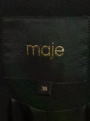 Maje Volteface Single-breasted Blazer
