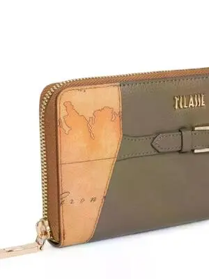 ALVIERO MARTINI 1° CLASSE Geo Saloon Buckled Wallet