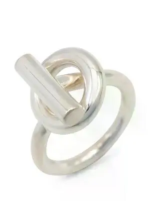 Hermès Echape Mm Knotted Ring