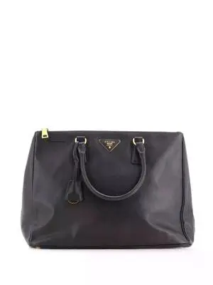 Prada Double Zip Lux Saffiano Leather Large Tote Bag