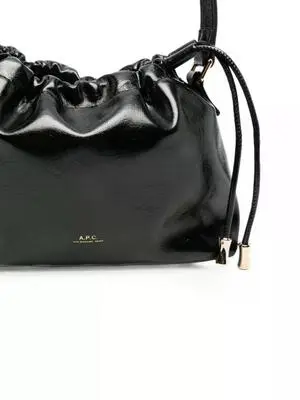 A.p.c. Mini Ninon Leather Shoulder Bag