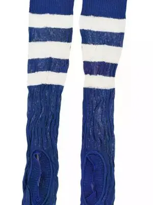 Dsquared2 Striped Cut-out Socks