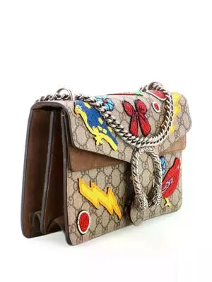 Gucci Dionysus Bag Embellished Gg Coated Canvas Small Shoulder Bag