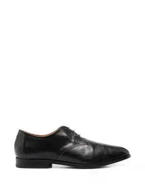 Our Legacy Collapsing Consultant Leather Derby Shoes - Black