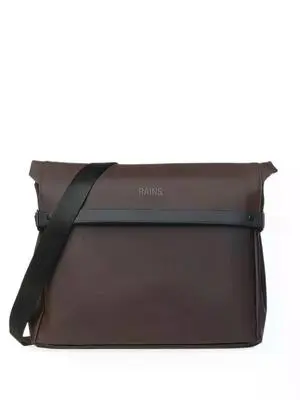 Rains Otg Foldover Laptop Bag - Brown