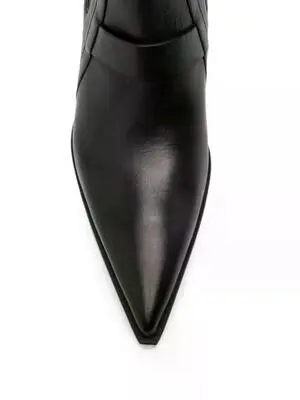 Rick Owens Wedge-heel Pointed-toe Boots