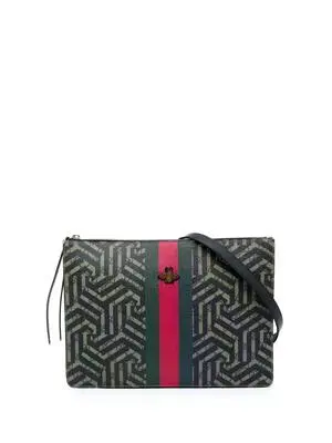 Gucci 2016-2026 Gg Supreme Caleido Web Messenger Bag Crossbody Bag - Neutrals