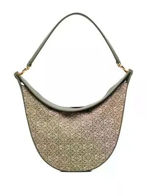 Loewe 2022 Anagram Canvas Luna Hobo Bag