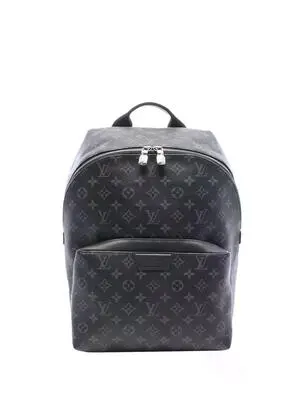 LOUIS VUITTON 2016-2026 Monogram Eclipse Discovery Backpack - Black