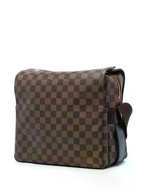 LOUIS VUITTON 2008 Damier Ebene Naviglio Crossbody Bag - Brown