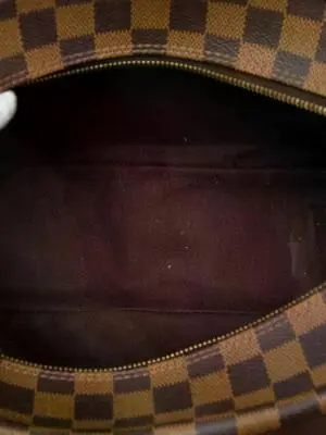LOUIS VUITTON 2008 Damier Ebene Naviglio Crossbody Bag - Brown