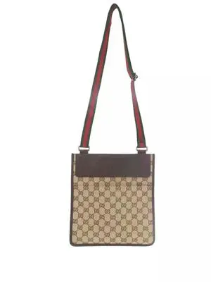 Gucci 2000-2015 Gg Canvas Web Crossbody Bag