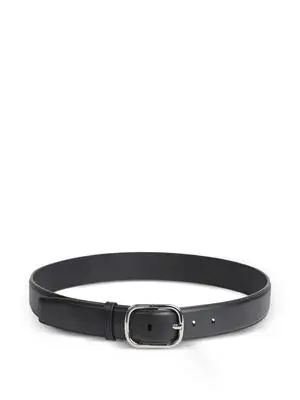 Kenzo Buckle Leather Belt - Black