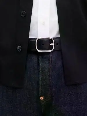 Kenzo Buckle Leather Belt