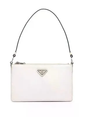 Prada 2000-2013 Saffiano Shoulder Bag - White