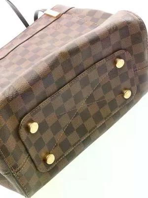 LOUIS VUITTON Damier Ebene Shoulder Bag - Brown