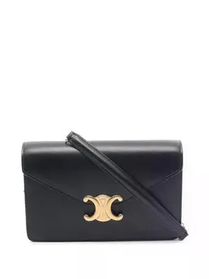 Celine 2000-2026 Leather Margo Wallet On Chain Crossbody Bag