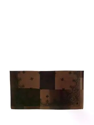Destin Paisley-print Wool Scarf - Brown