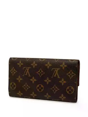 LOUIS VUITTON 2003 Monogram Porte Tresor International Long Wallets - Brown