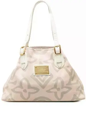 LOUIS VUITTON 2008 Monogram Tahitienne Cabas Pm Tote Bag - Pink