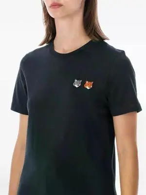 Maison Kitsuné Double Fox Head Patch T-shirt