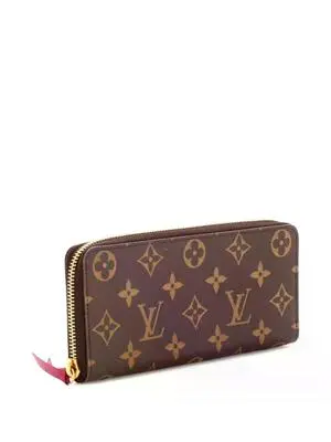 LOUIS VUITTON Clemence Wallet Monogram Canvas Small Wallets