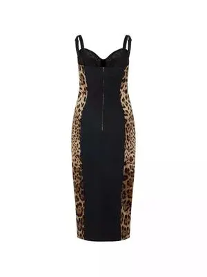 Dolce & Gabbana Leopard-print Midi Dress