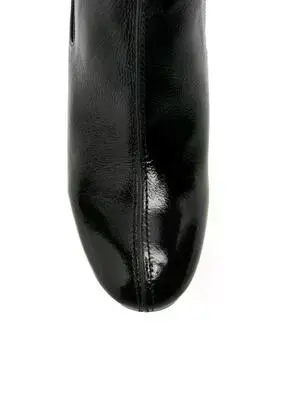 Chie Mihara Fronda Leather Ankle Boots - Black