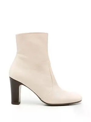 Chie Mihara Manel Leather Ankle Boots - Neutrals