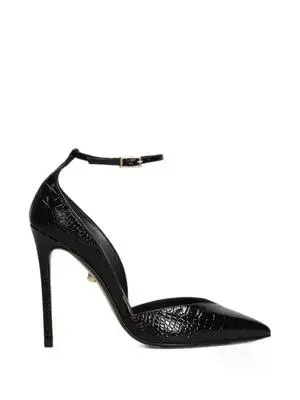 ALEVI MILANO Camilla Croc-effect Ankle-strap Pumps